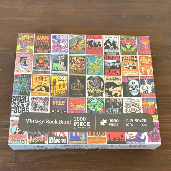 BBoldin | Games | Vintage Rock Band Jigsaw Puzzle | Poshmark